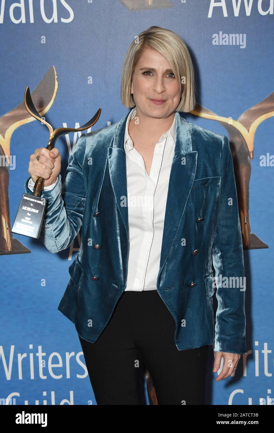 Beverly Hills, USA. 01st Feb, 2020. Liz Feldman poses in the press room ...