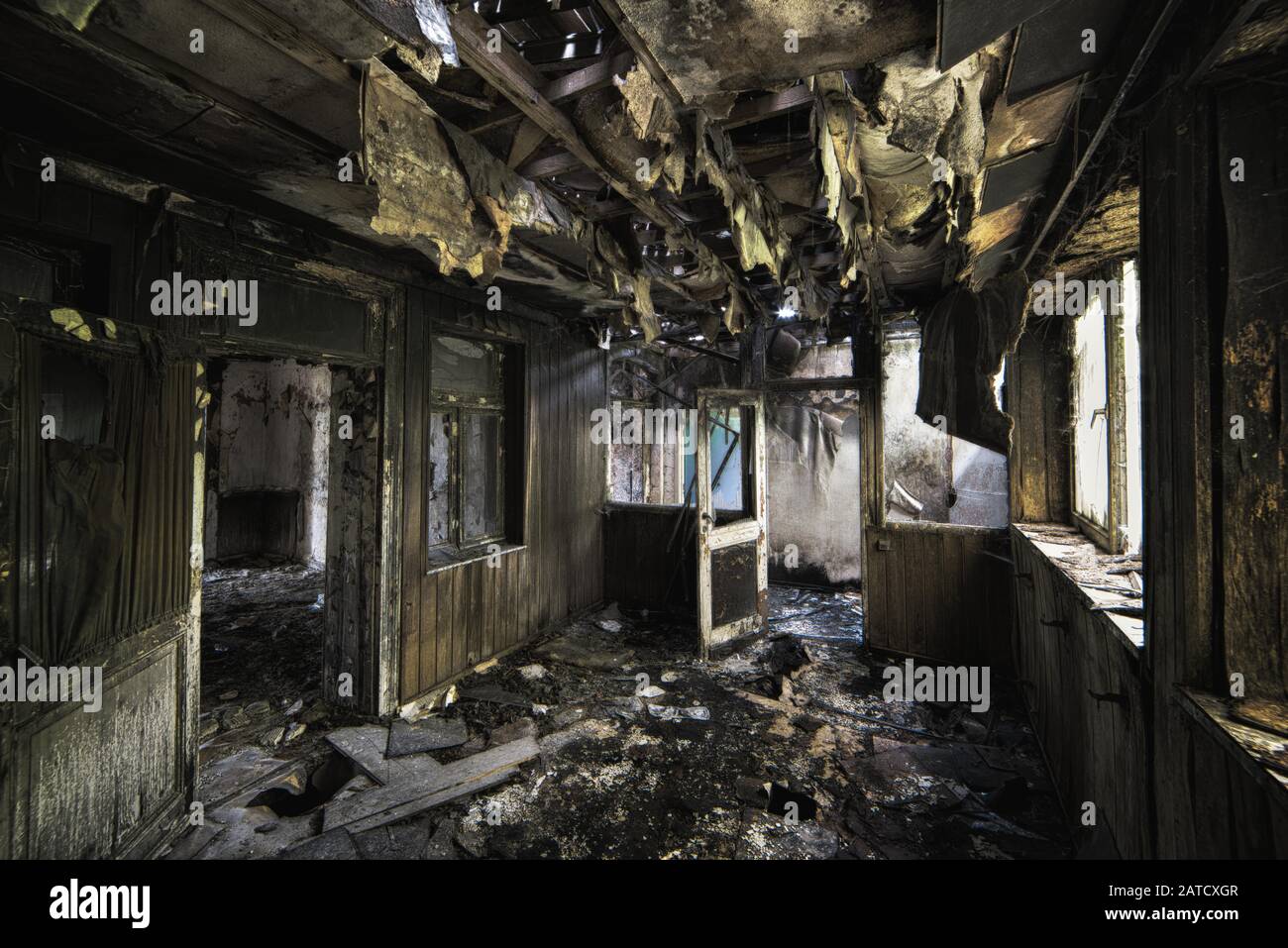 Inside Destroyed Buildings