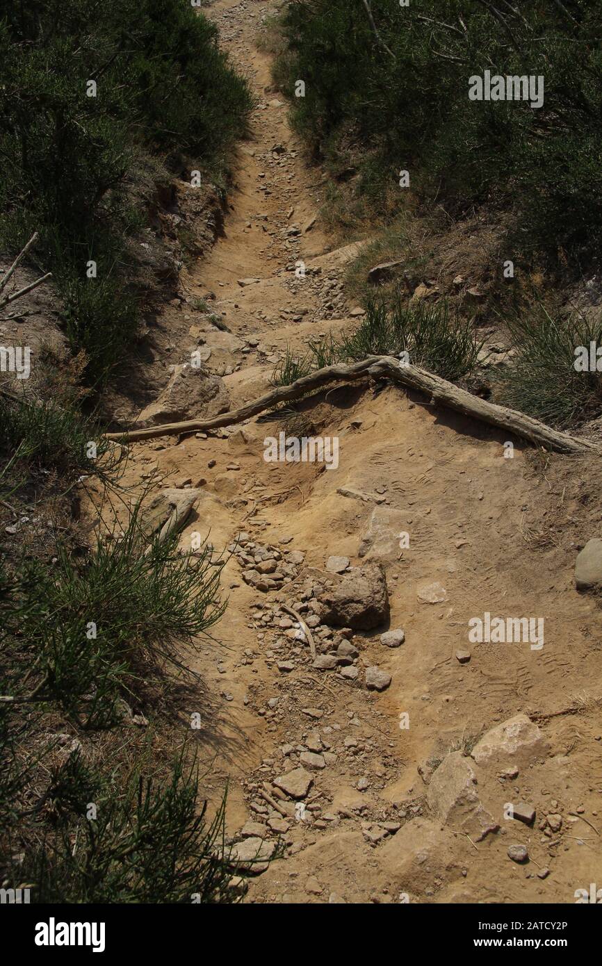 Narrow walkway up hill hi-res stock photography and images - Alamy