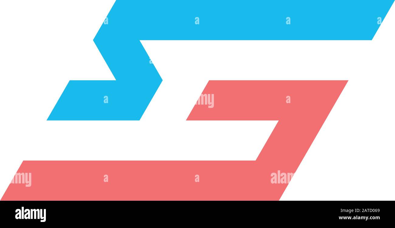 SG company group logo template. Technology business identity concept ...