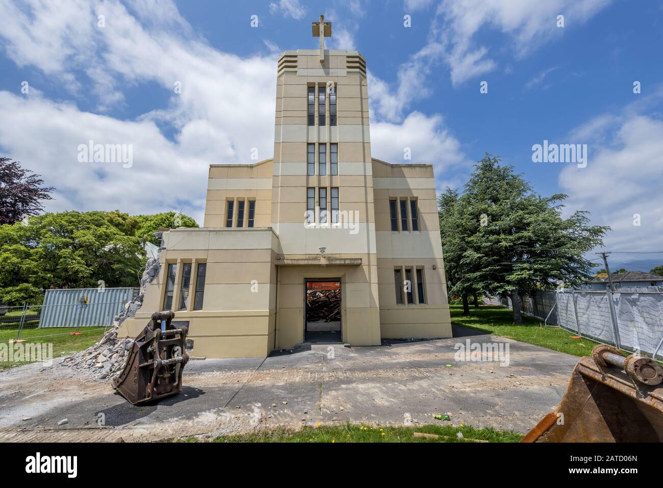 LEVIN, NEW ZEALAND - Nov 29, 2019: The lovely St Mary's church being ...