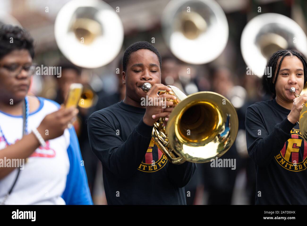 New Orleans, Louisiana, USA - November 30, 2019: Bayou Classic Parade ...