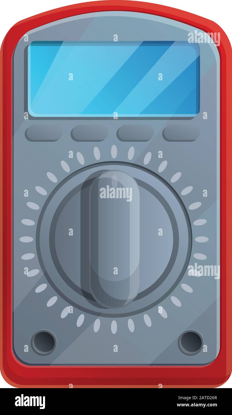 Multimeter equipment icon. Cartoon of multimeter equipment vector icon ...