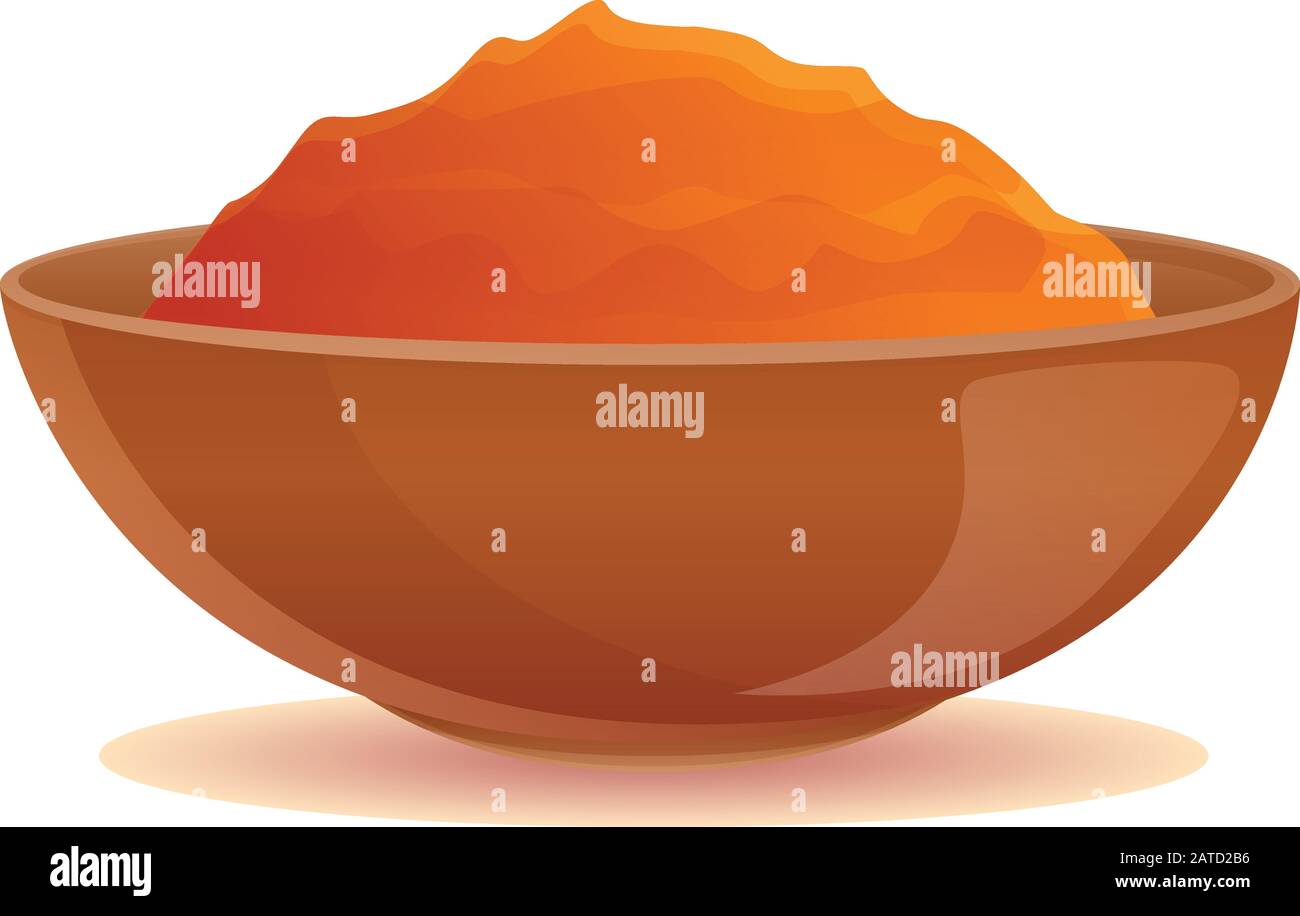 Cook condiment bowl icon. Cartoon of cook condiment bowl vector icon ...