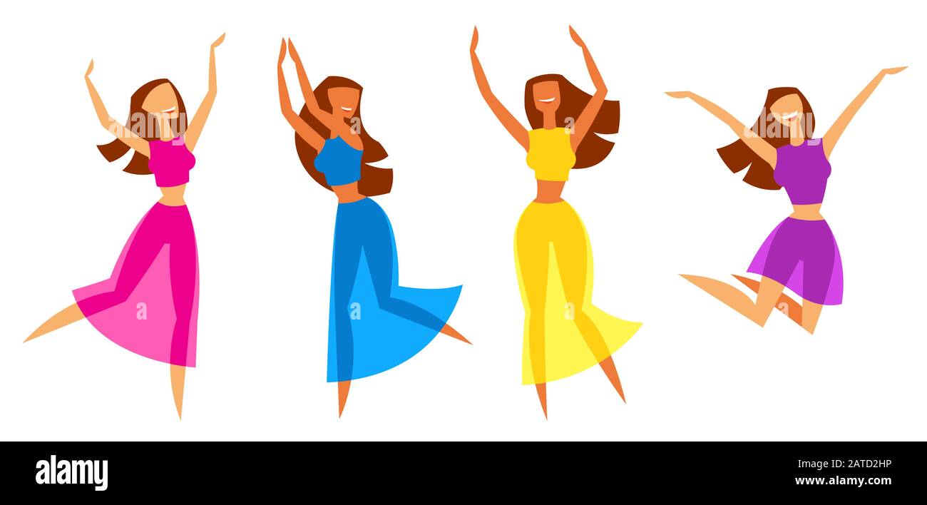 Girls party pink Stock Vector Images - Alamy