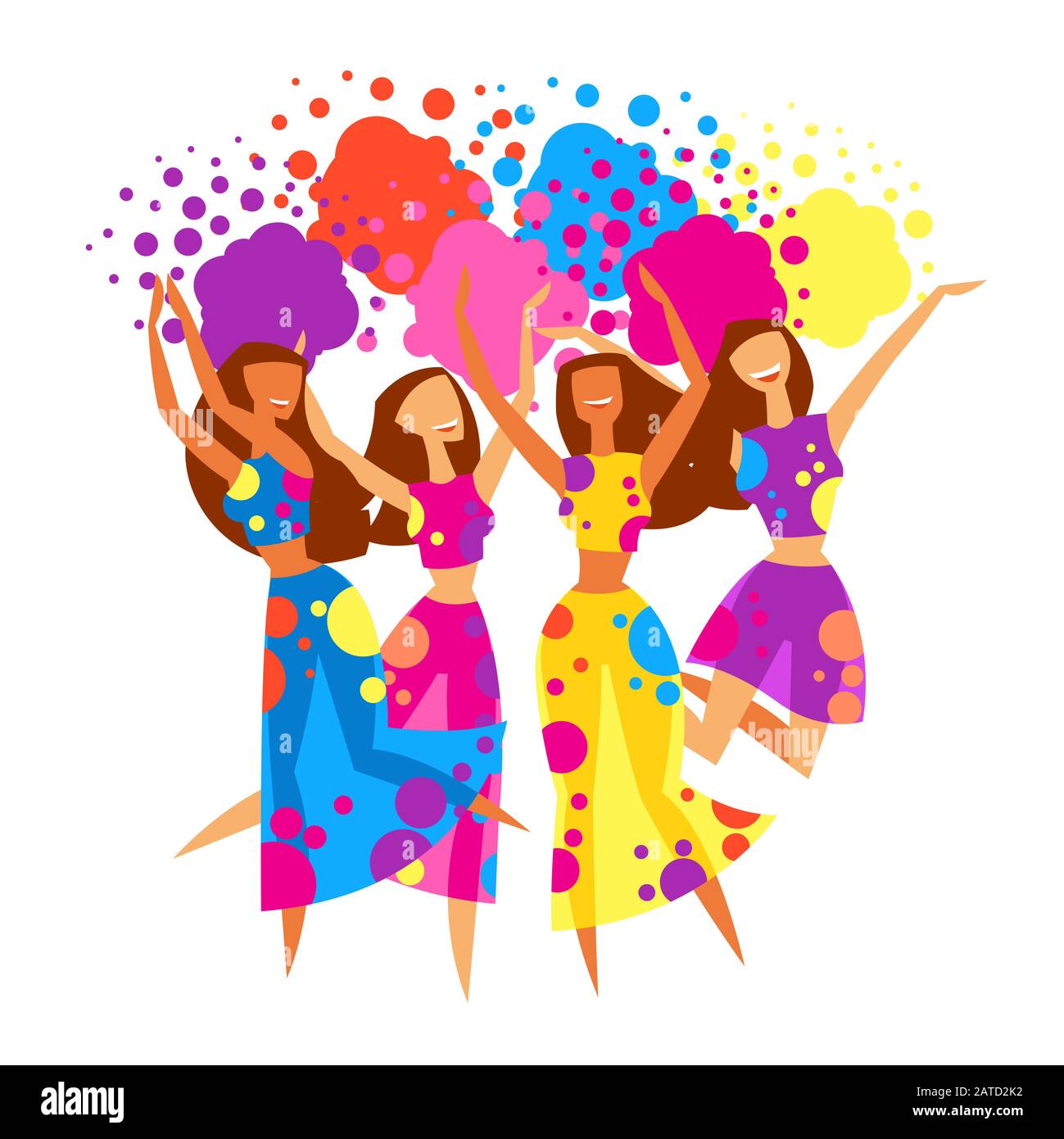 Party girls dress Cut Out Stock Images & Pictures - Alamy