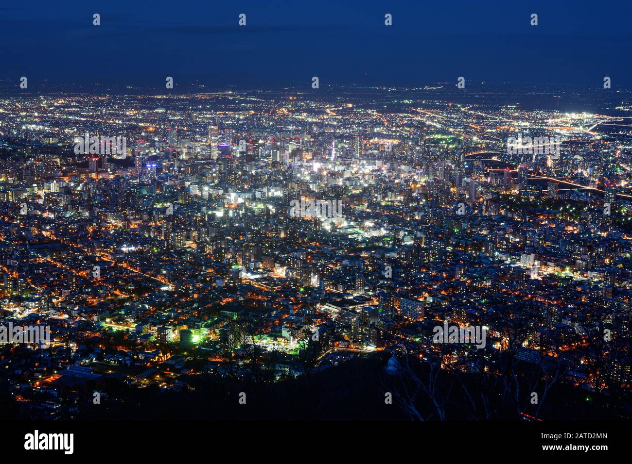 Aerial japan night hi-res stock photography and images - Alamy