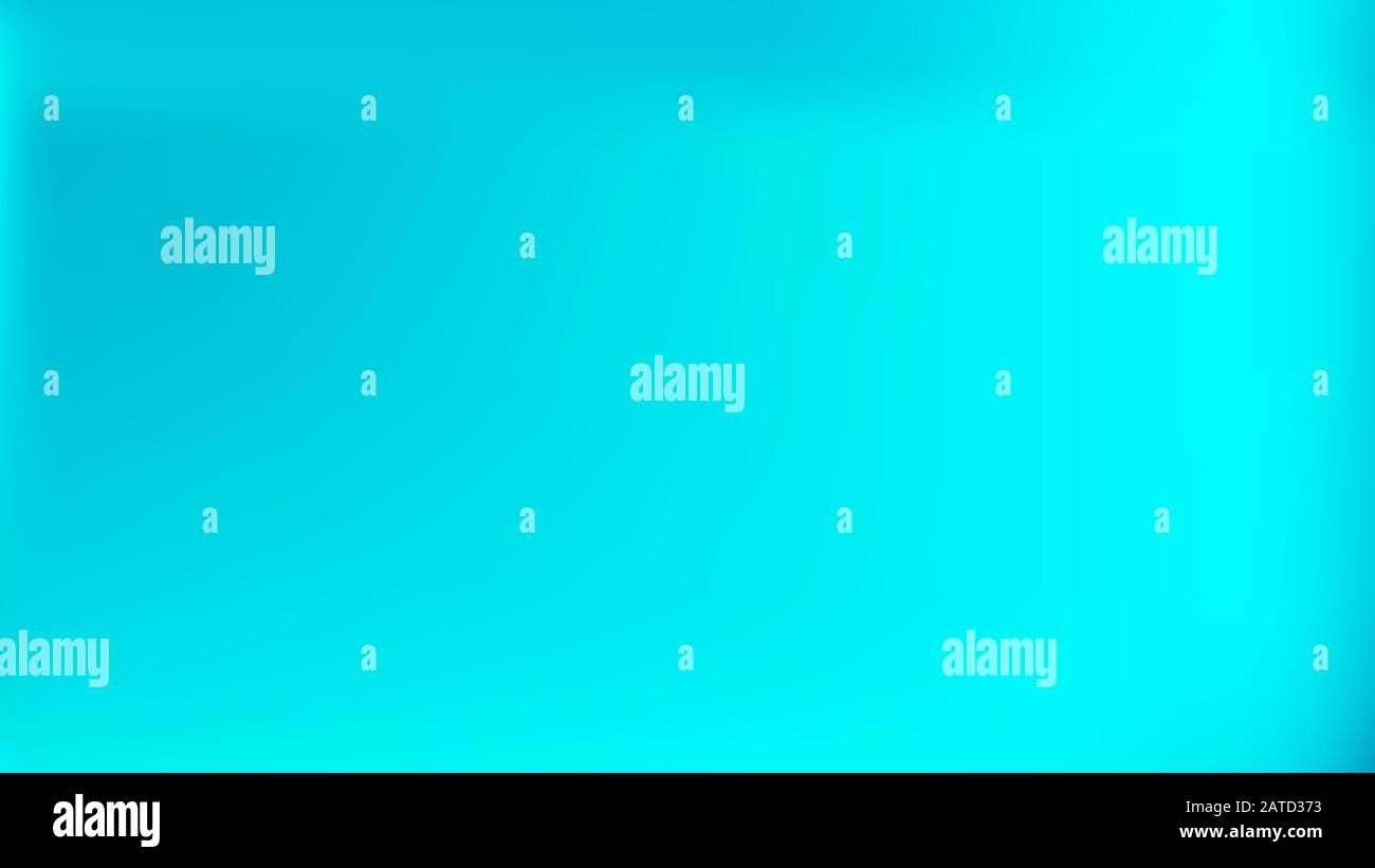 Cyan colored abstract gradient mesh Background. Ordinary texture. Clear ...