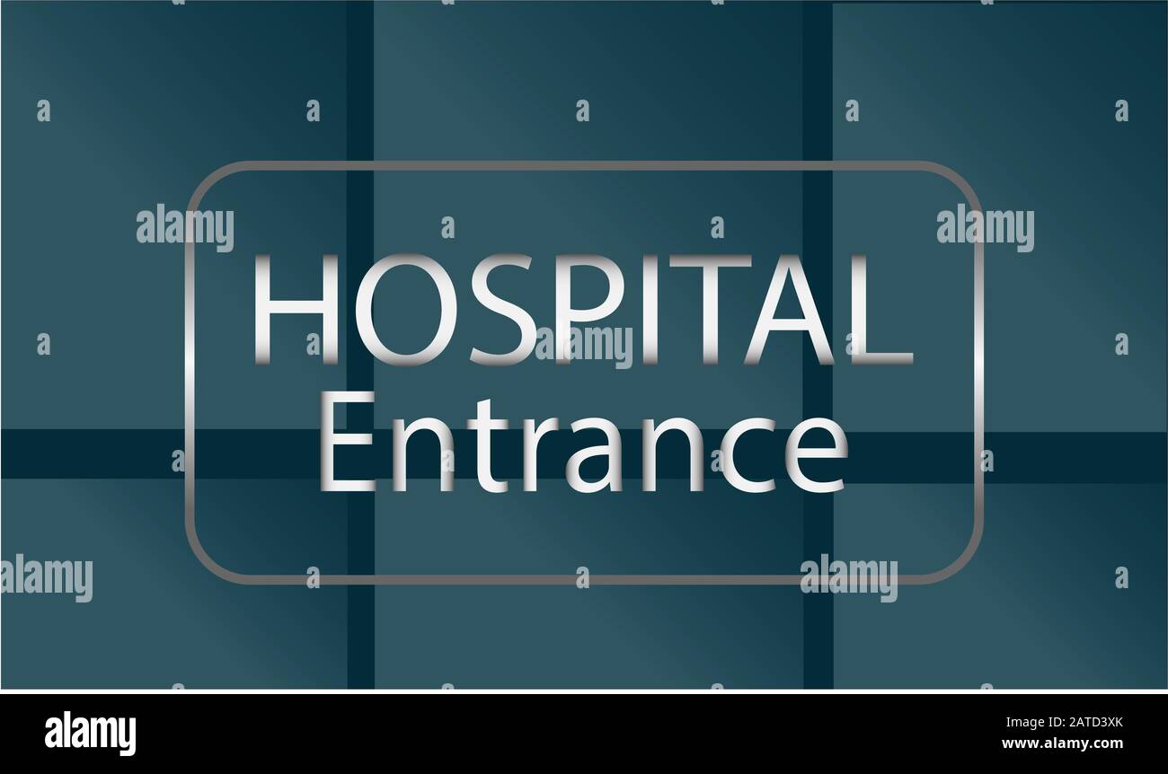Hospital entrance sign hi-res stock photography and images - Alamy