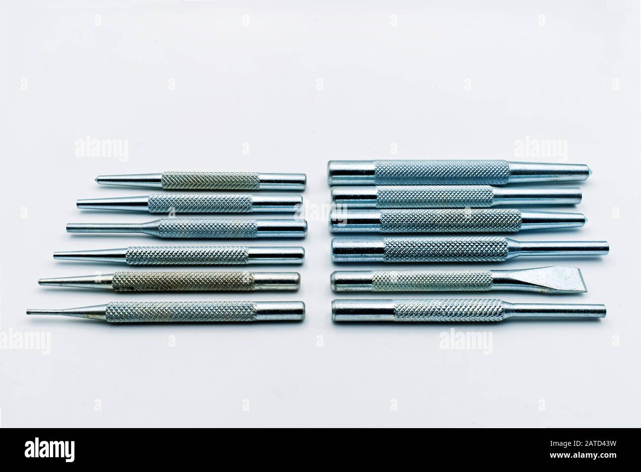 Precision tools isolated on white background Stock Photo - Alamy