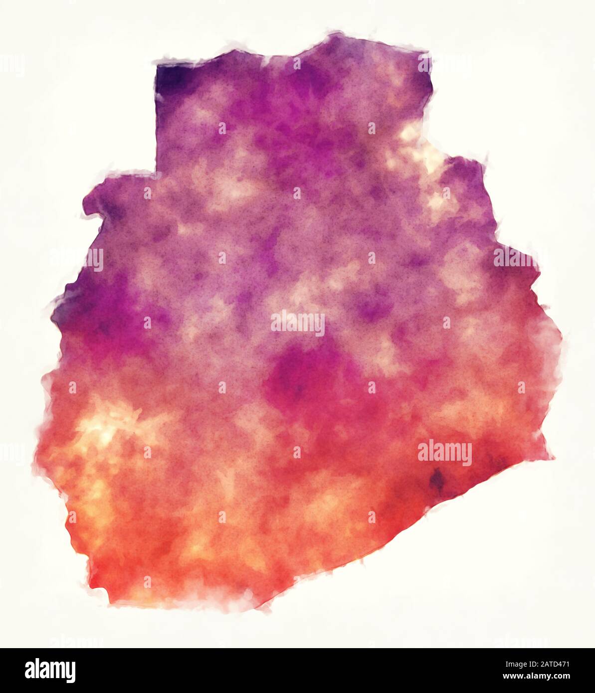 Sedhiou silhouette map hi-res stock photography and images - Alamy