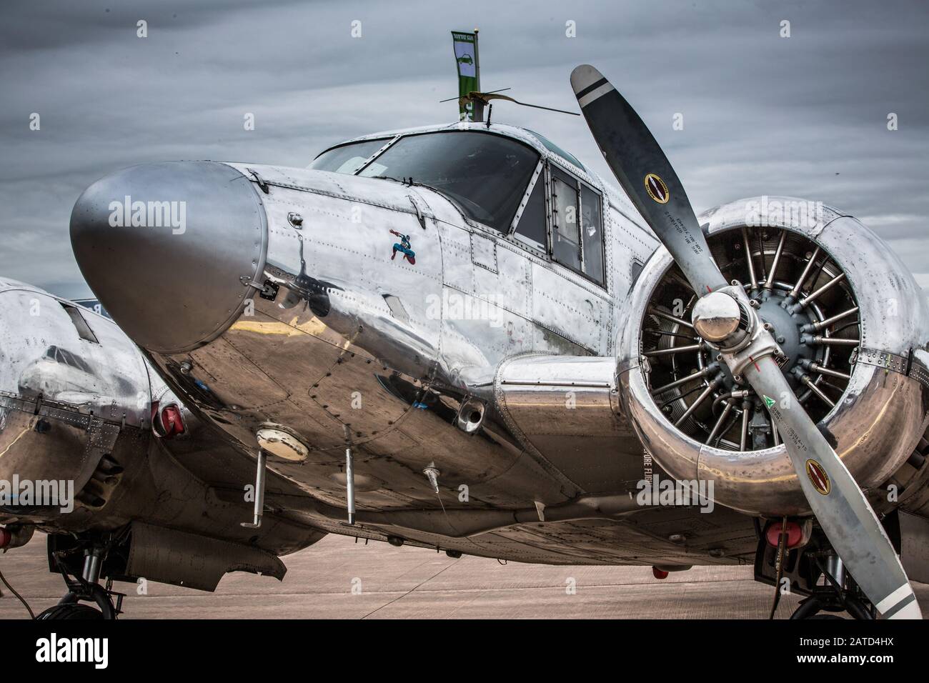Beech model 18 Stock Photo - Alamy