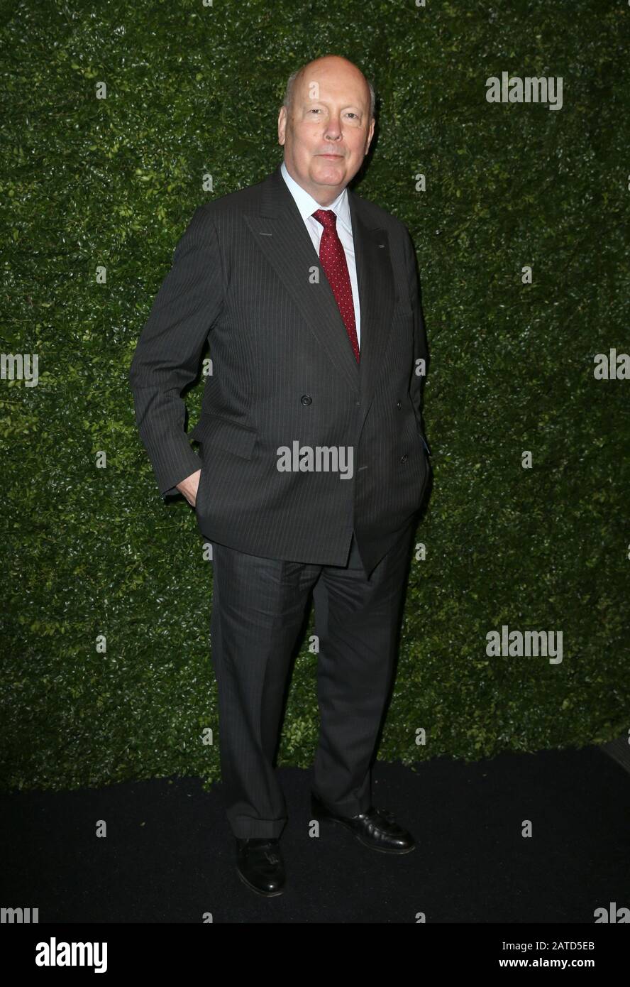 Julian Fellowes arriving at the Charles Finch and Chanel pre-Bafta ...