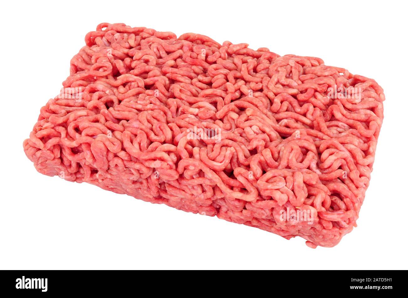 Fresh raw beef mince meat isolated on a white background Stock Photo ...