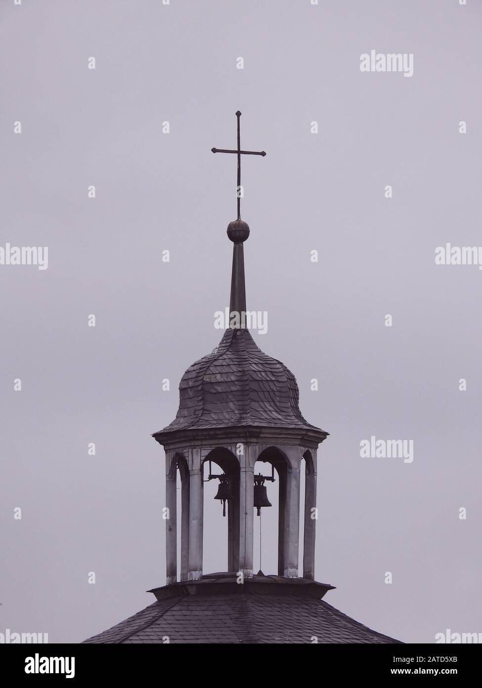 Top of a church tower Stock Photo - Alamy