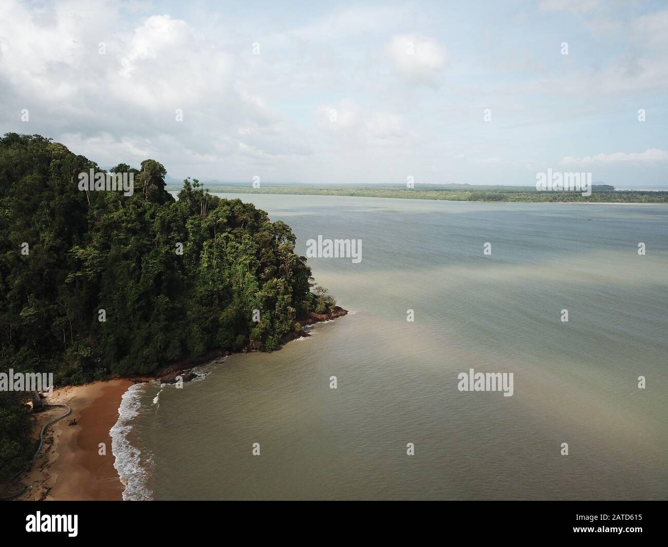 Sarawak river mount santubong hi-res stock photography and images - Alamy