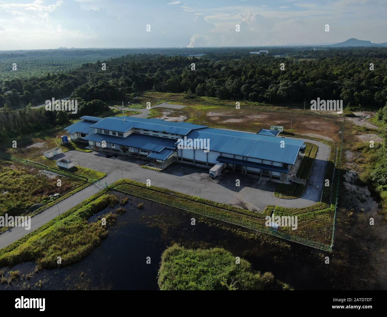 Kuching, Sarawak / Malaysia - October 19 2019: The buildings and ...