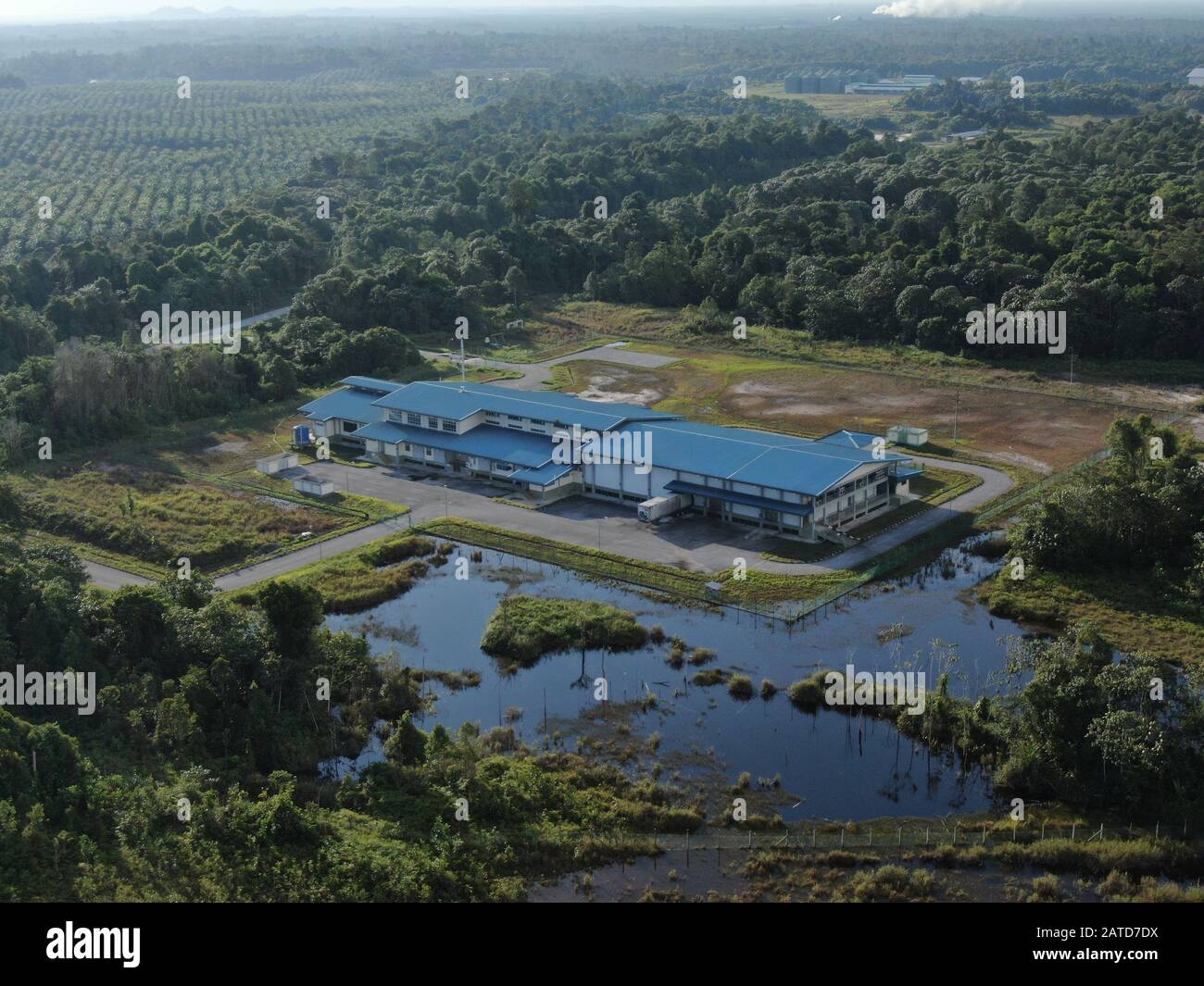 Kuching, Sarawak / Malaysia - October 19 2019: The buildings and ...