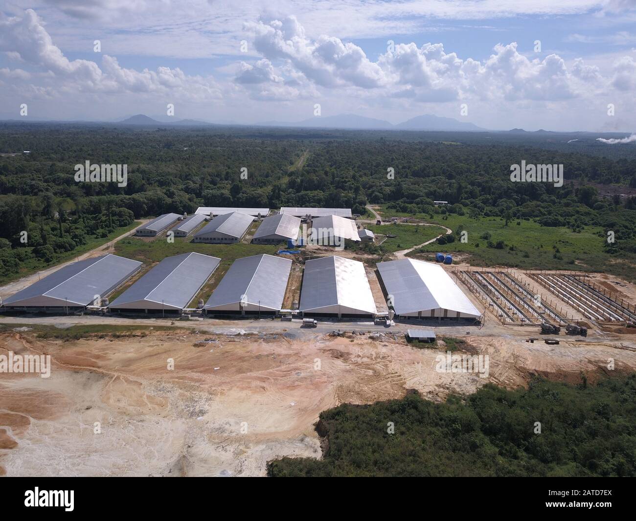 Kuching, Sarawak / Malaysia - October 19 2019: The buildings and ...