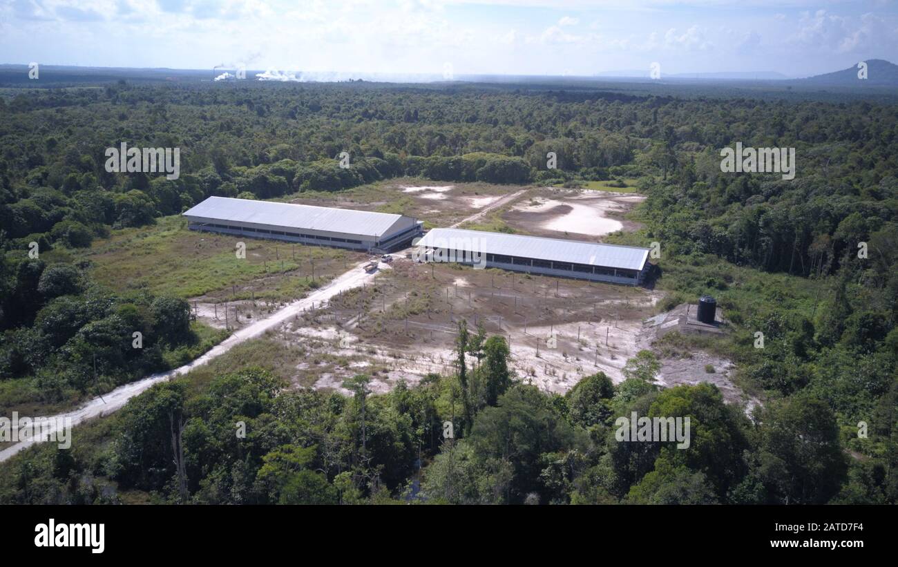 Kuching, Sarawak / Malaysia - October 19 2019: The buildings and ...