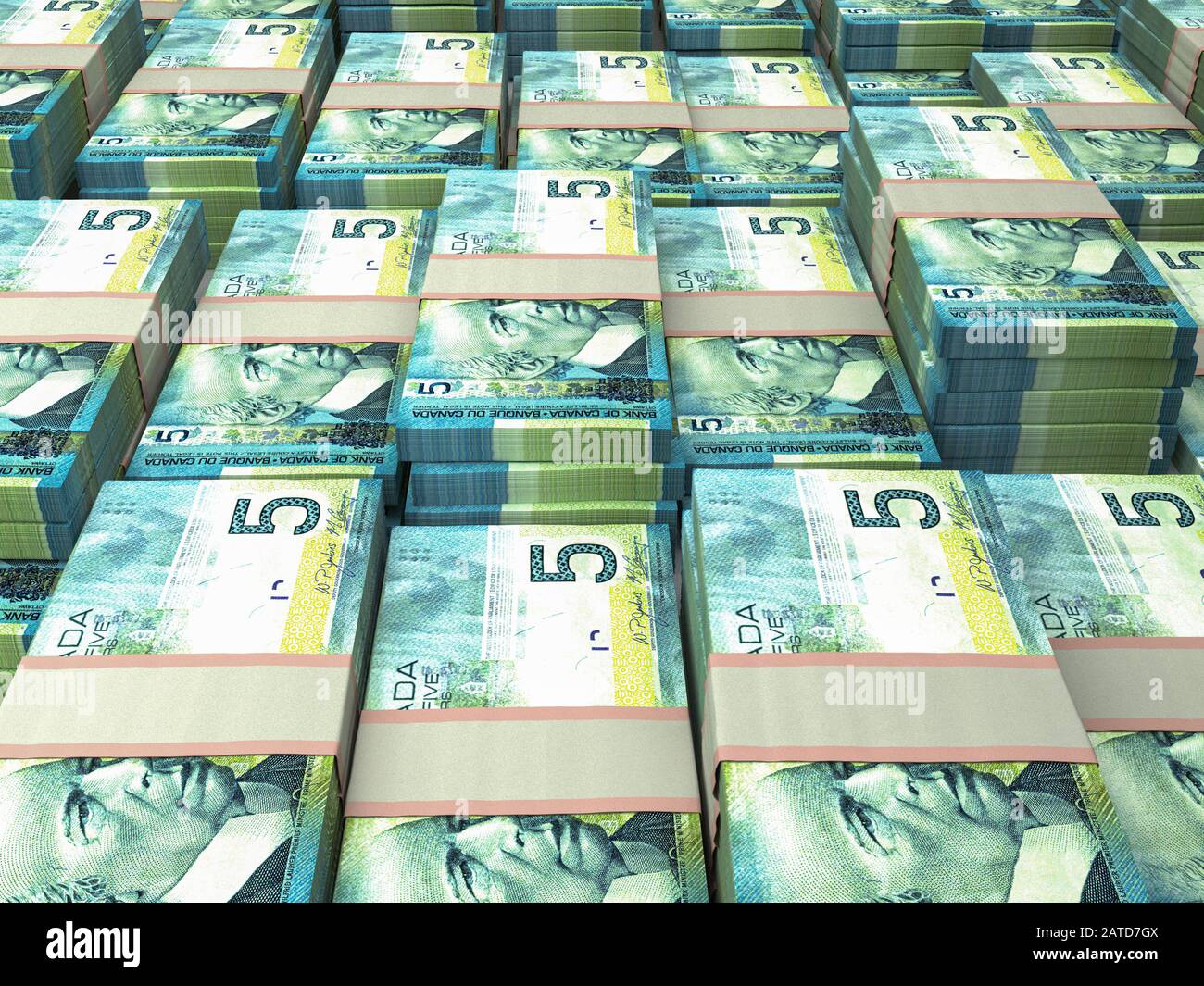 CAD. Canadian currency background. Closeup photo. Dollars of Canada ...