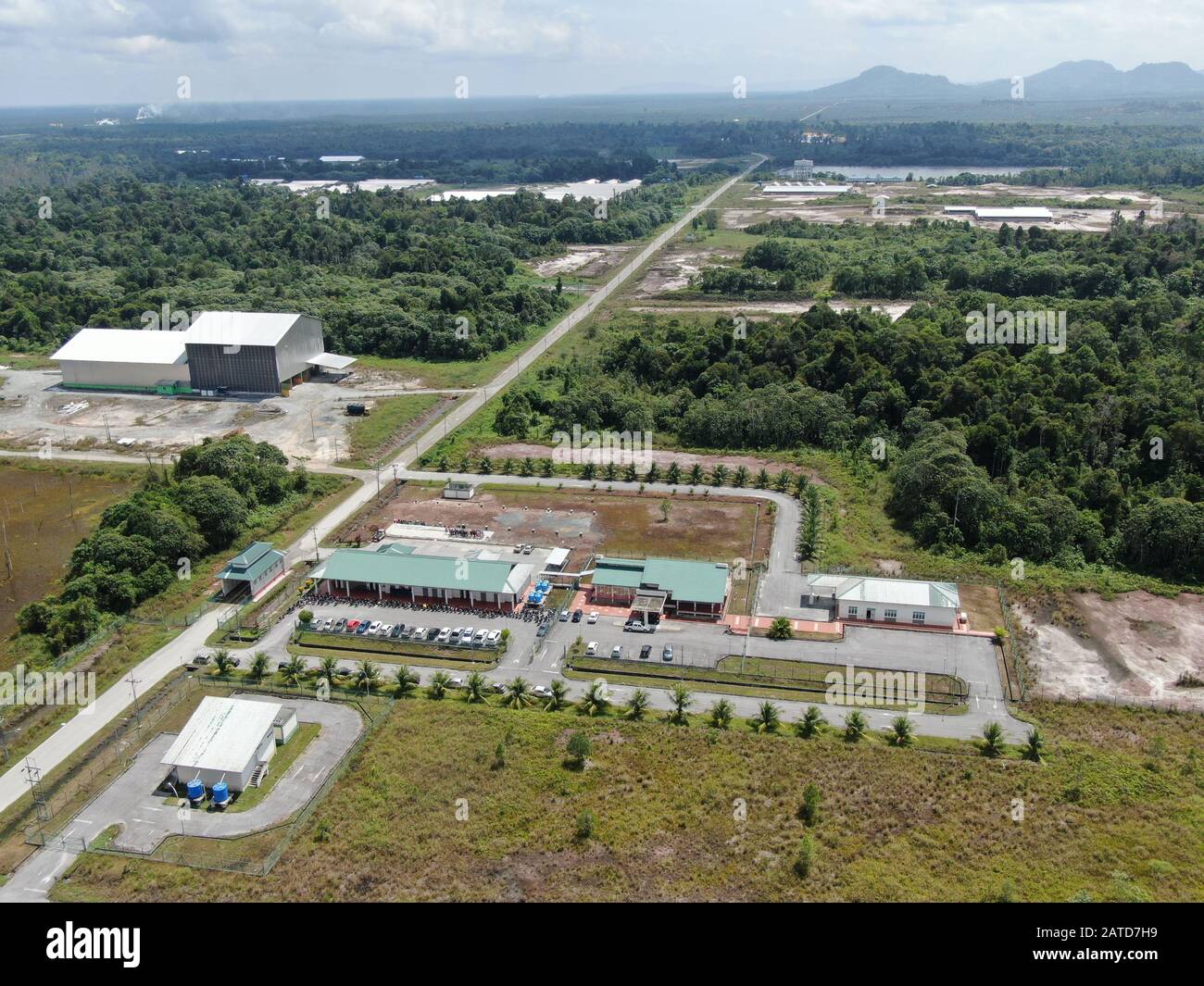 Kuching, Sarawak / Malaysia - October 19 2019: The buildings and ...