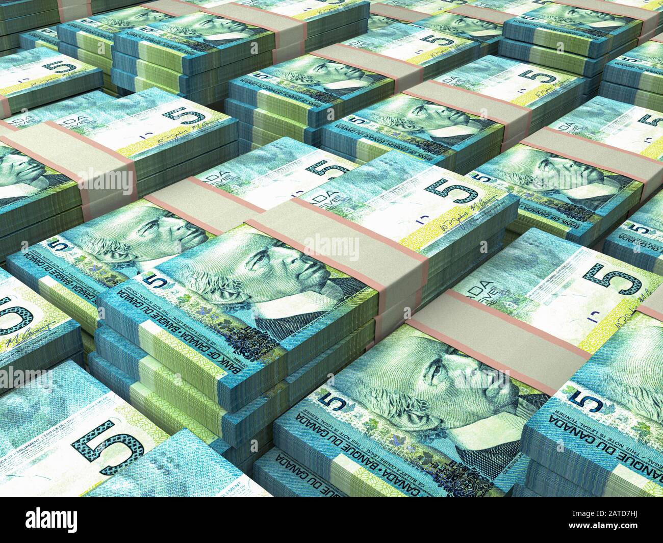 CAD. Canadian currency background. Closeup photo. Dollars of Canada ...
