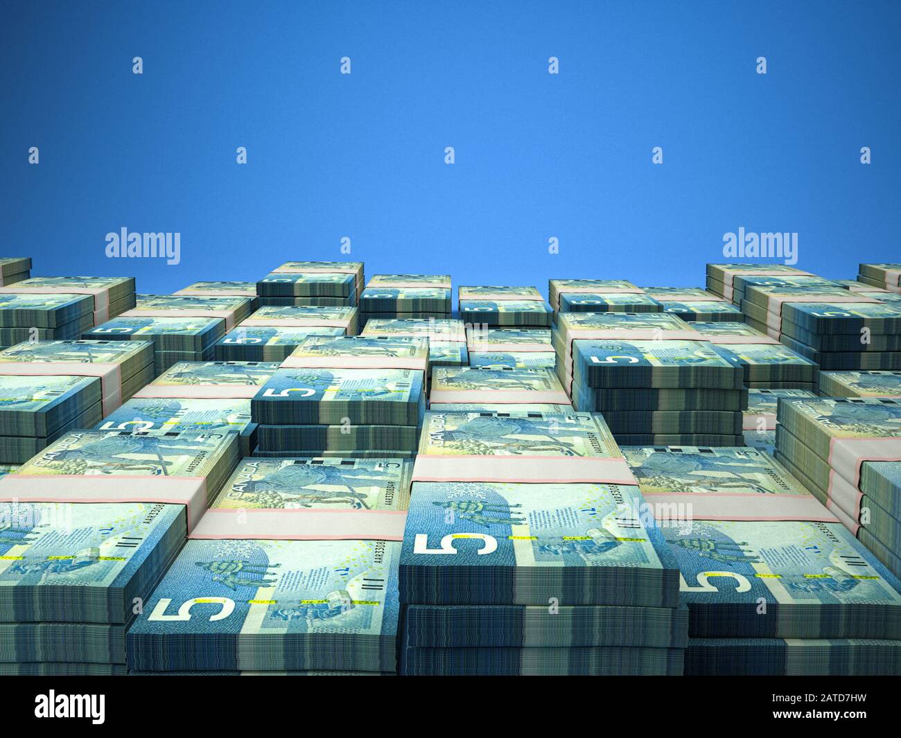 CAD. Canadian currency background. Closeup photo. Dollars of Canada ...
