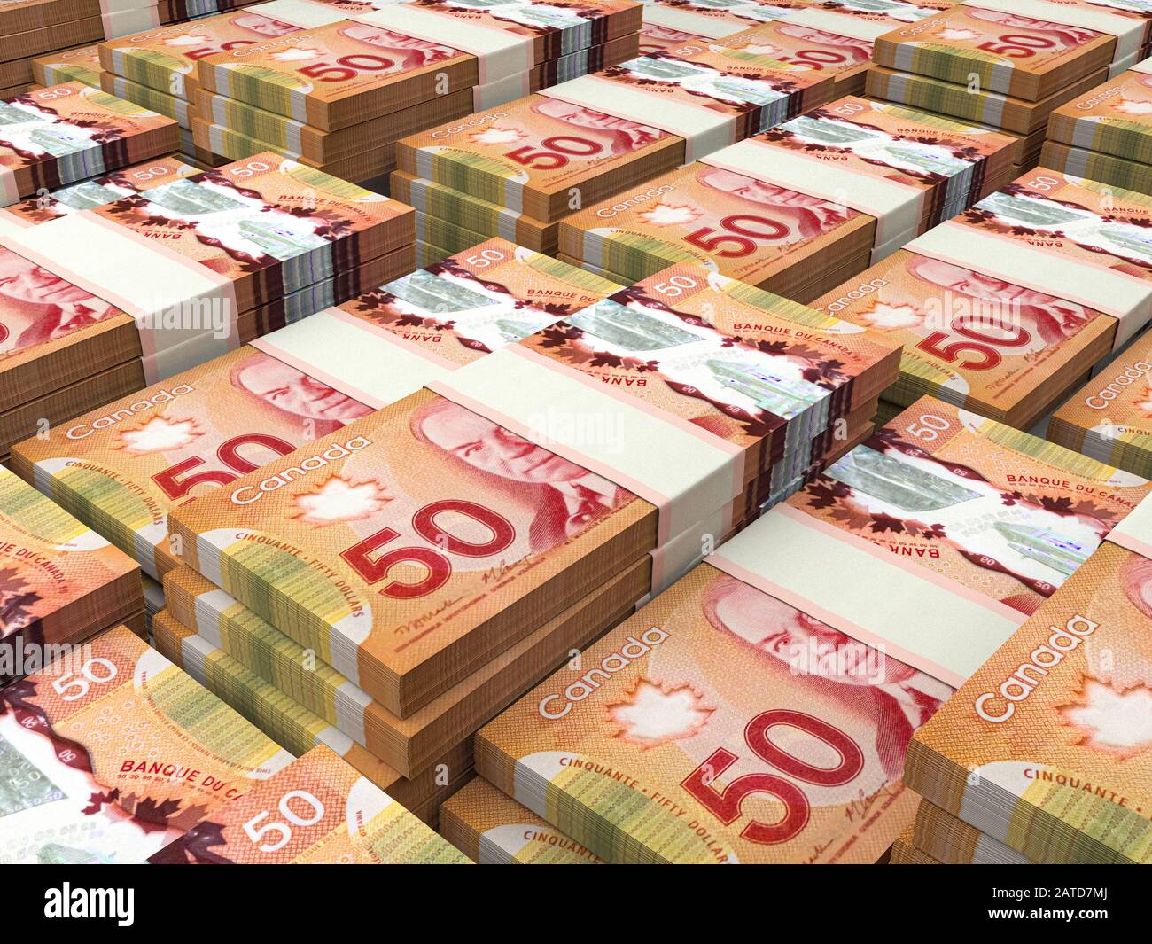 CAD. Canadian currency background. Closeup photo. Dollars of Canada ...