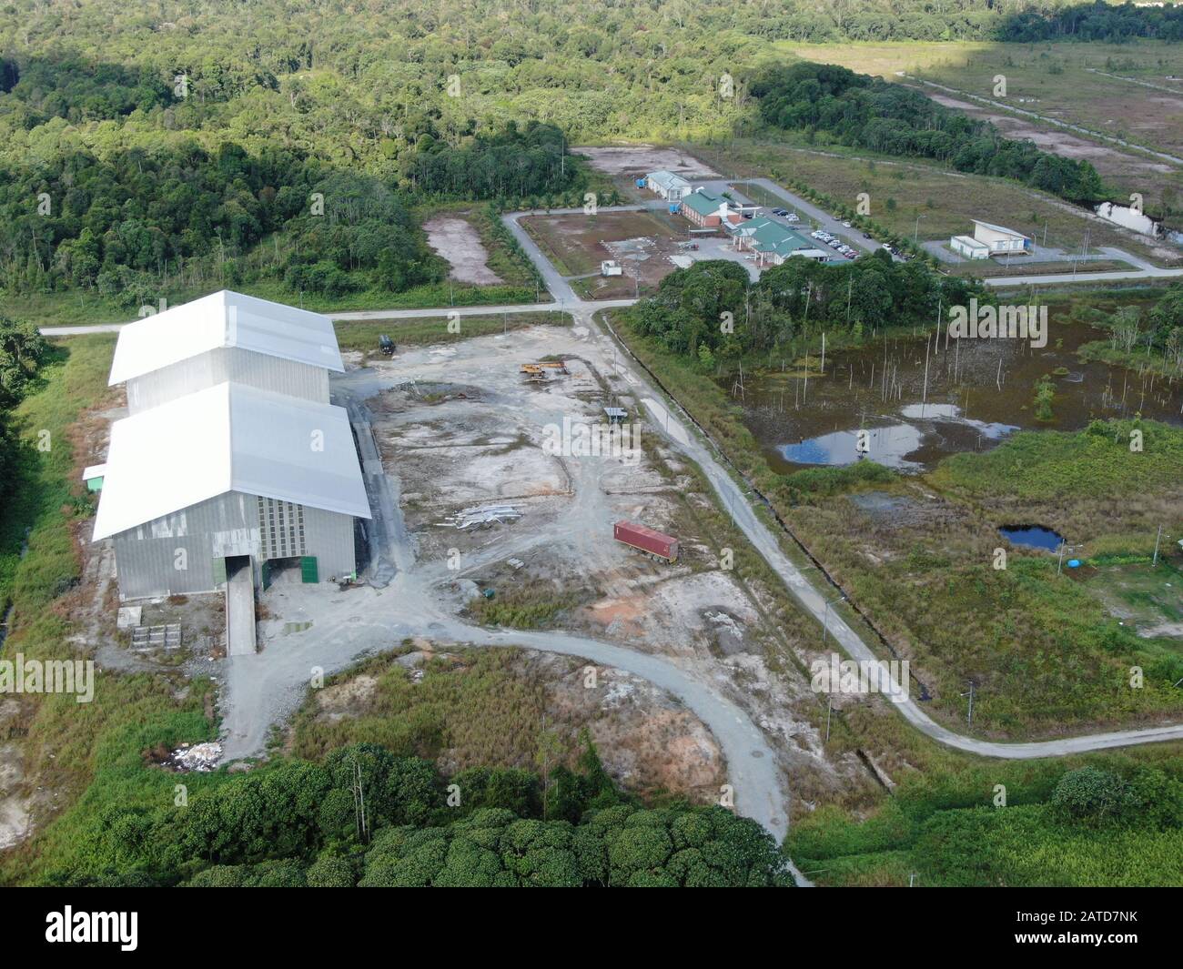 Kuching, Sarawak / Malaysia - October 19 2019: The buildings and ...