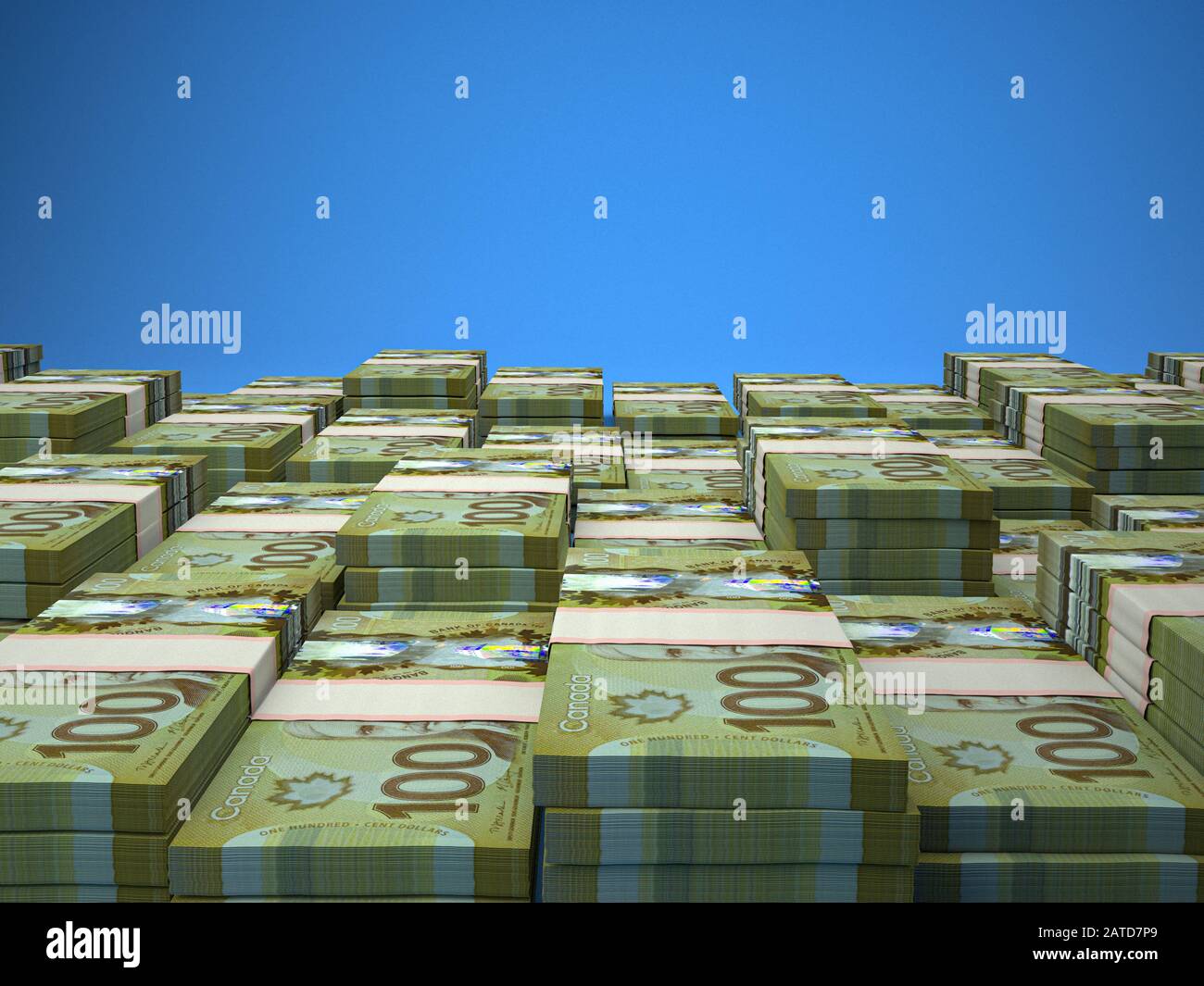 CAD. Canadian currency background. Closeup photo. Dollars of Canada ...