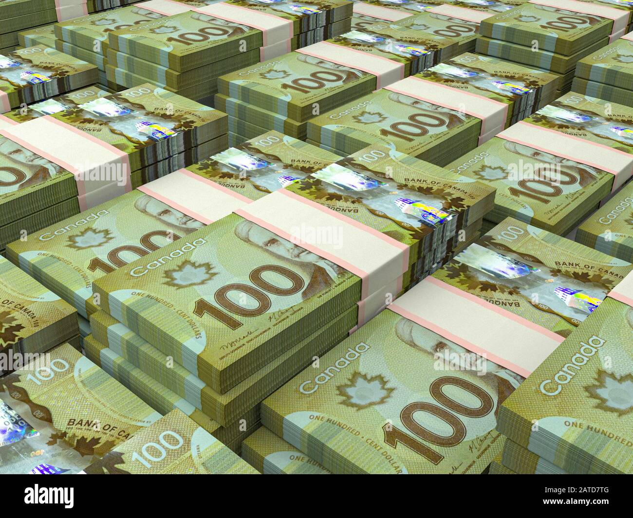 CAD. Canadian currency background. Closeup photo. Dollars of Canada ...