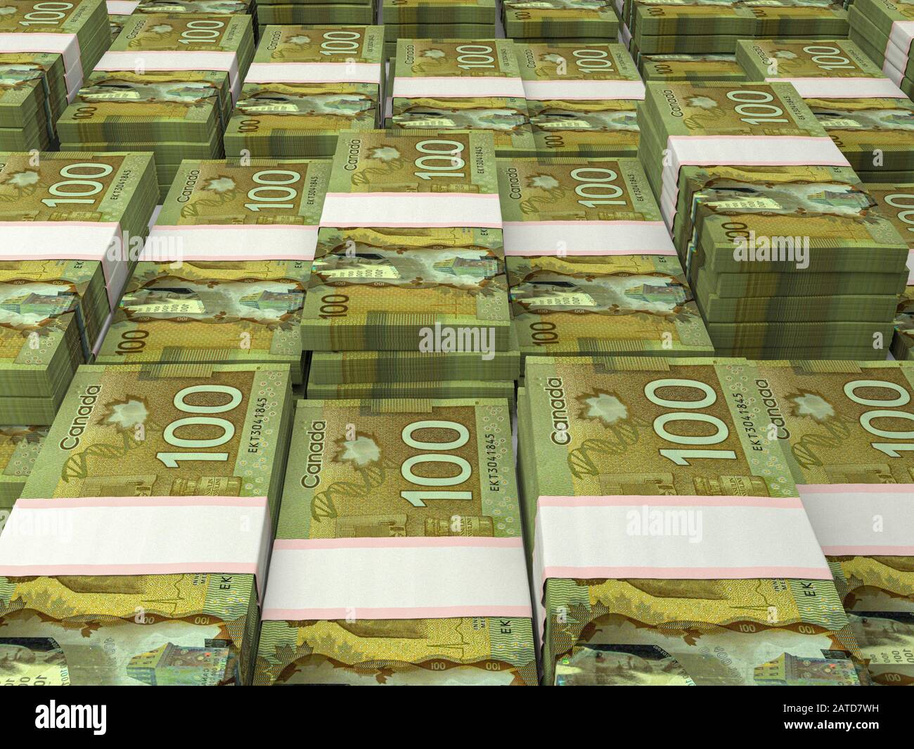 CAD. Canadian currency background. Closeup photo. Dollars of Canada ...