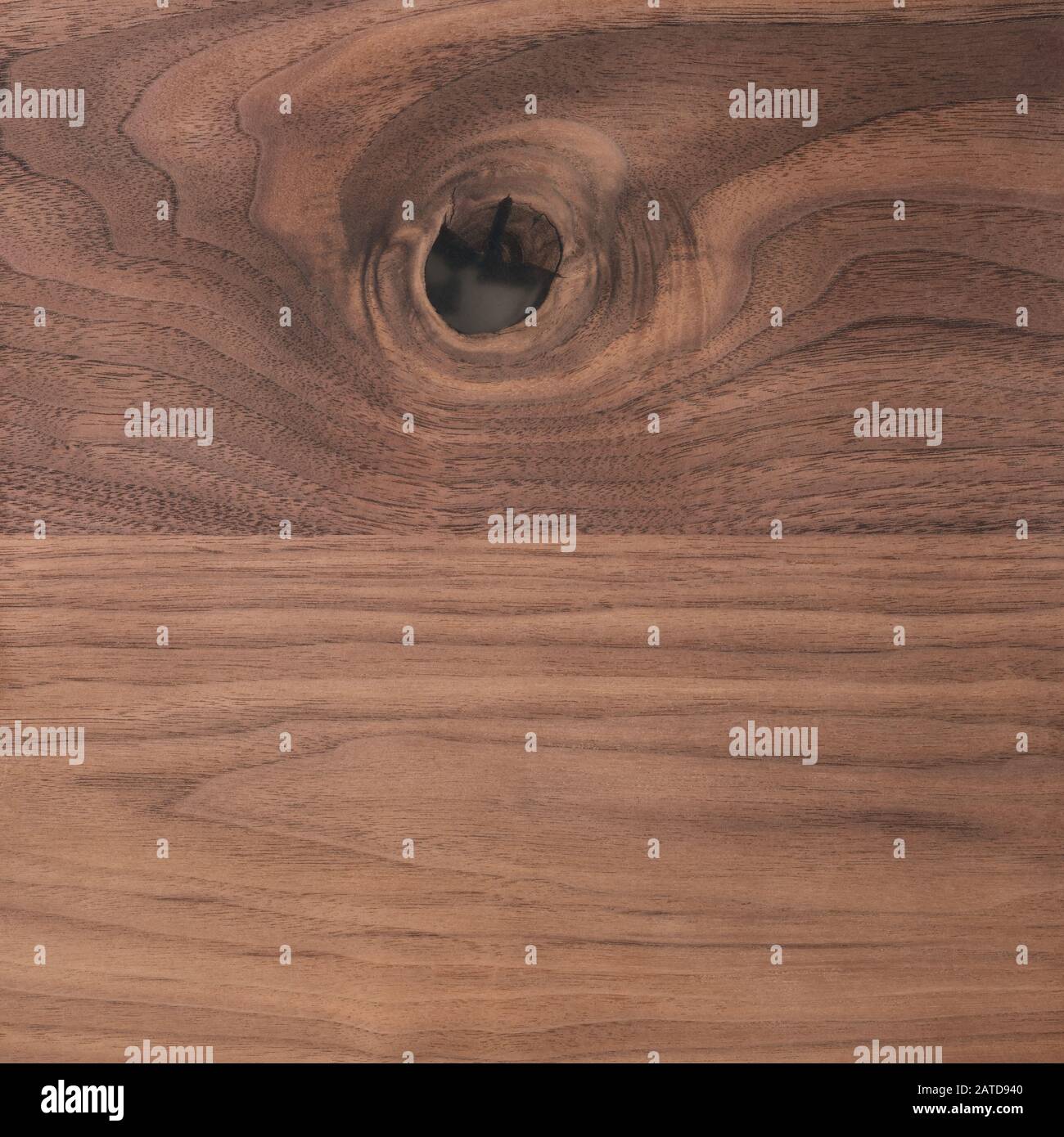 Texture of sanded raw black walnut wood without finish, background ...