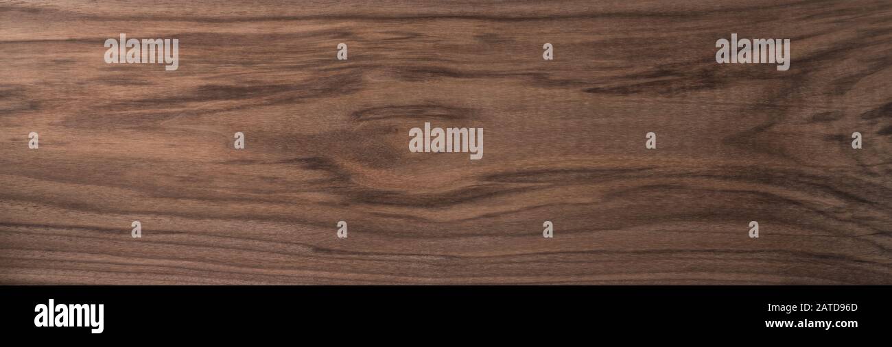 Texture of sanded raw black walnut wood without finish, background ...