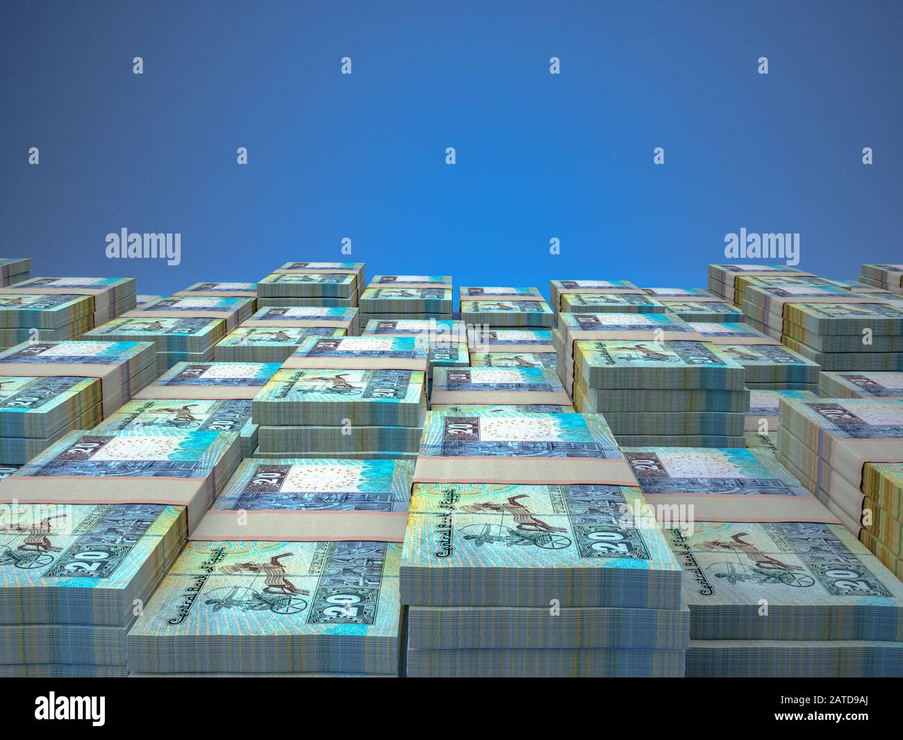 Egyptian pounds. The money of Egypt, business background. EGP. Closeup ...