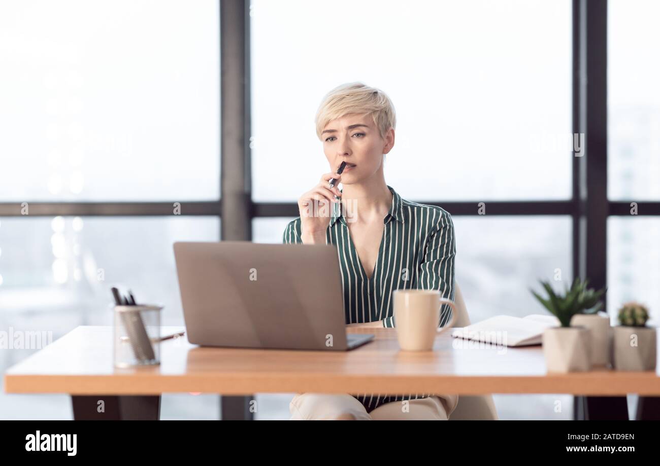 Thoughtful planning hi-res stock photography and images - Alamy