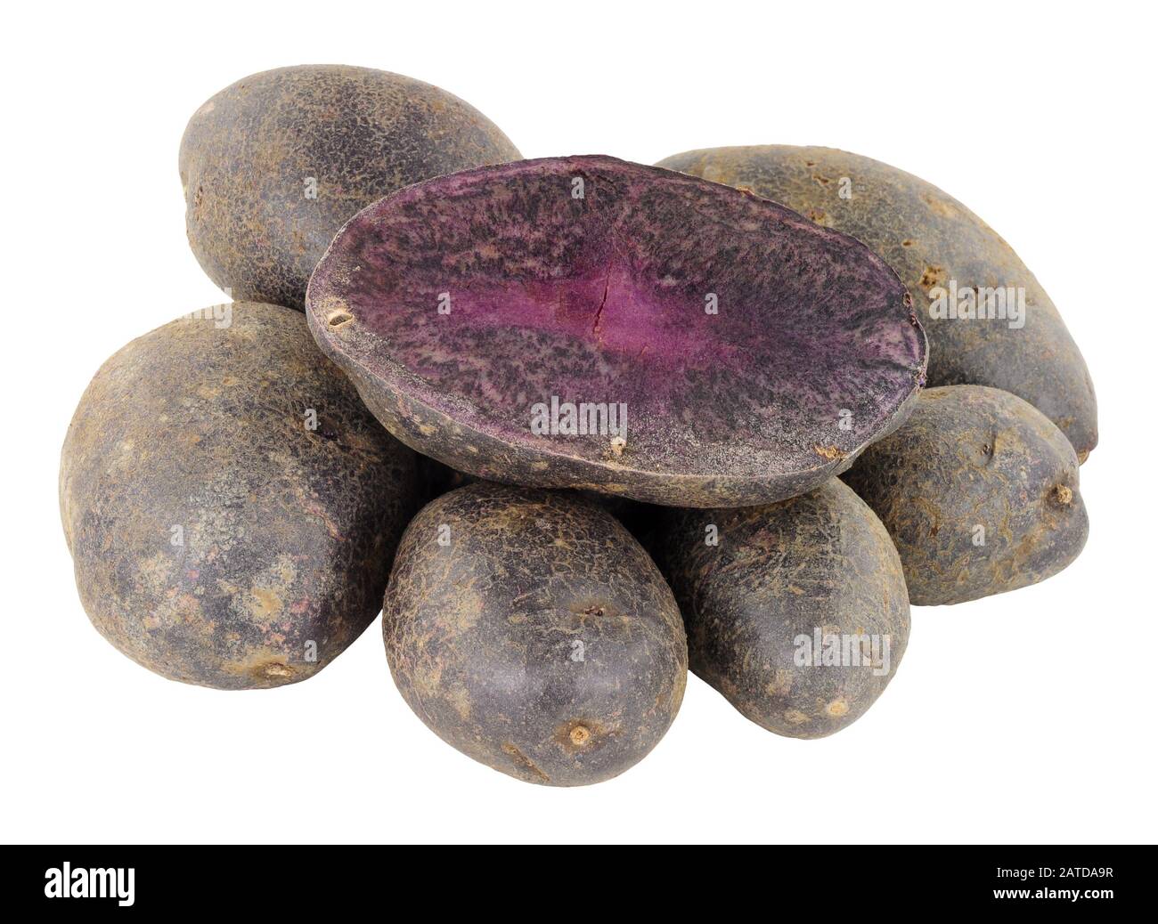 Purple majesty potato hi-res stock photography and images - Alamy