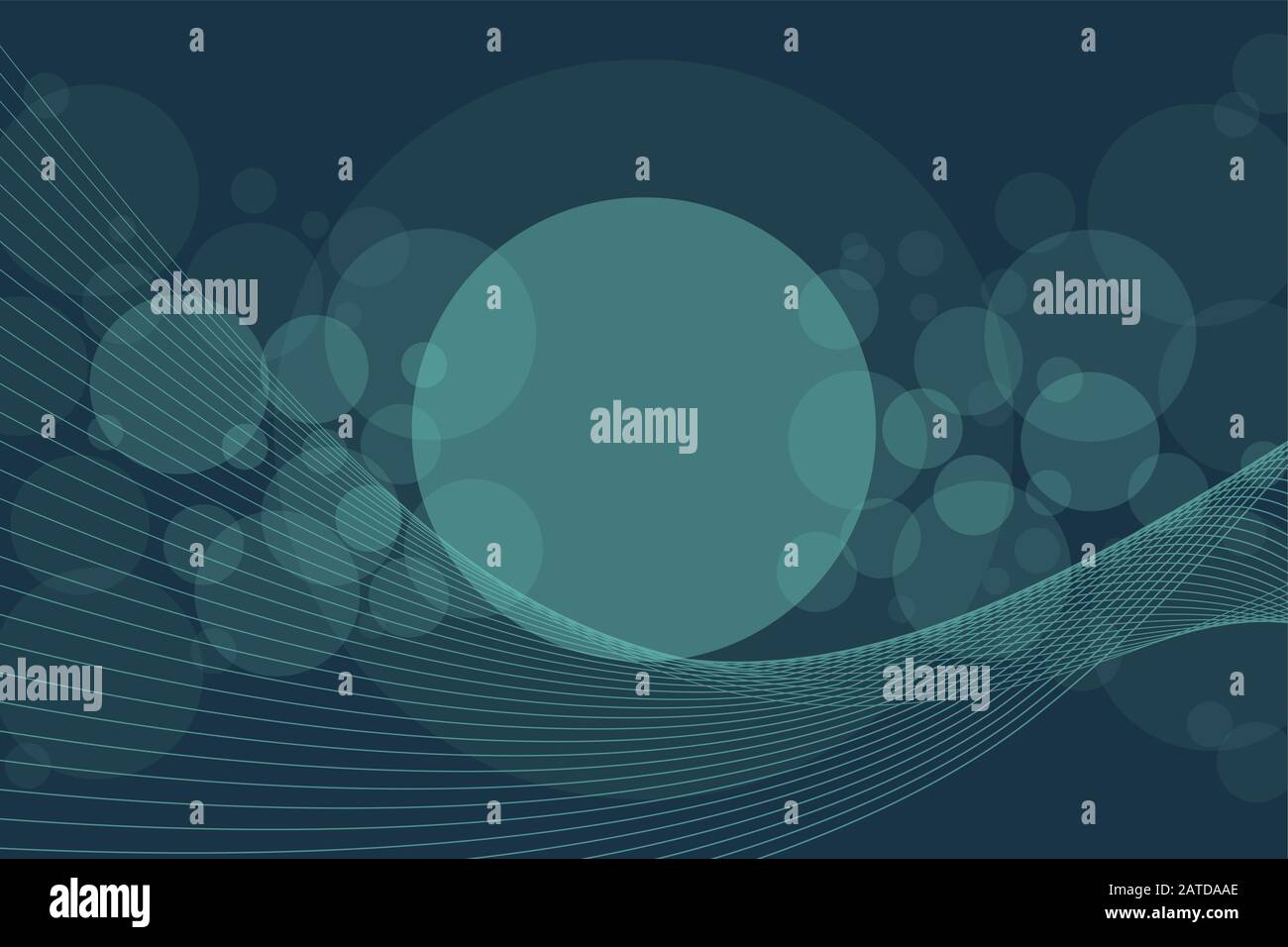 Crossing transparent circles and twisted intertwined curved lines on ...