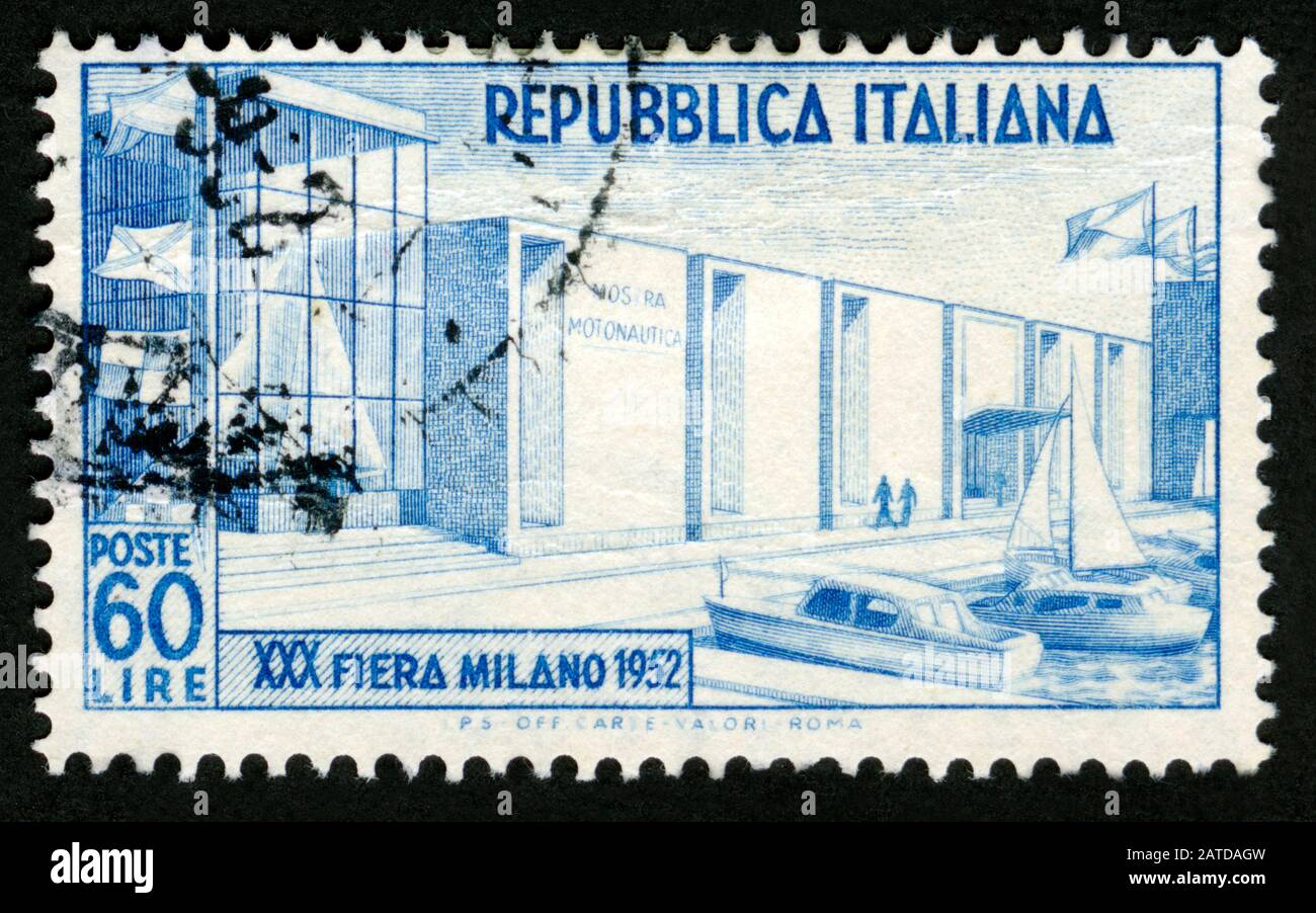 Milan stamp hi-res stock photography and images - Alamy