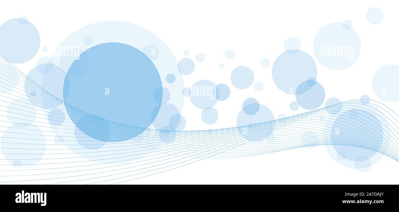 Crossing circles and waved parallel lines abstract background. Random ...