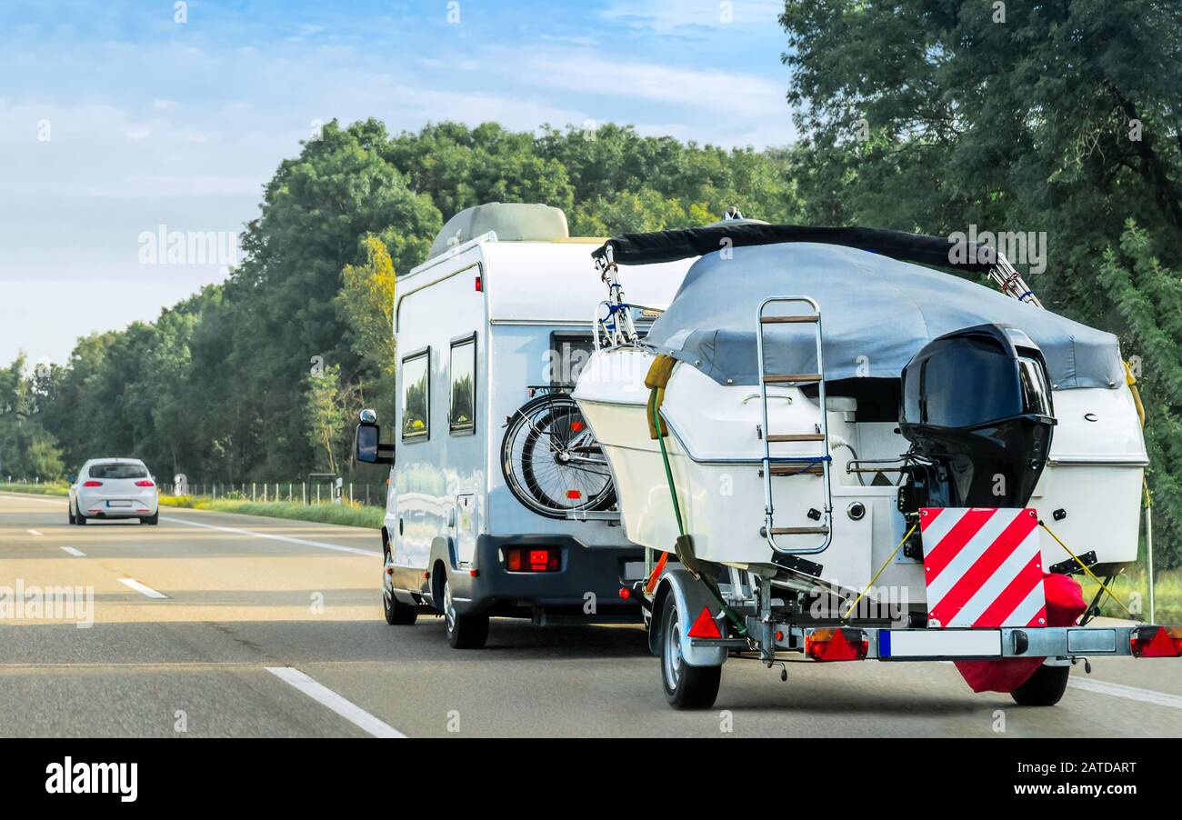 Speed boat trailer hi-res stock photography and images - Alamy
