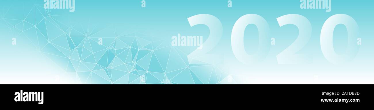 Symbol 2020 random copy-space invitation long, connected triangular ...