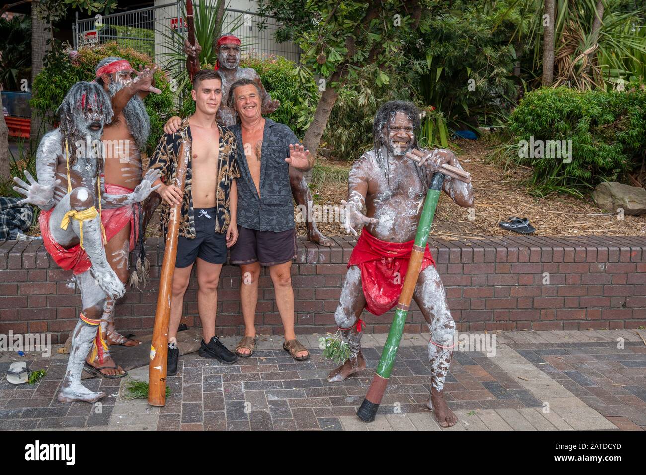 Sydney, NSW, Australia January 5, 2019: Aboriginal performers showcase ...