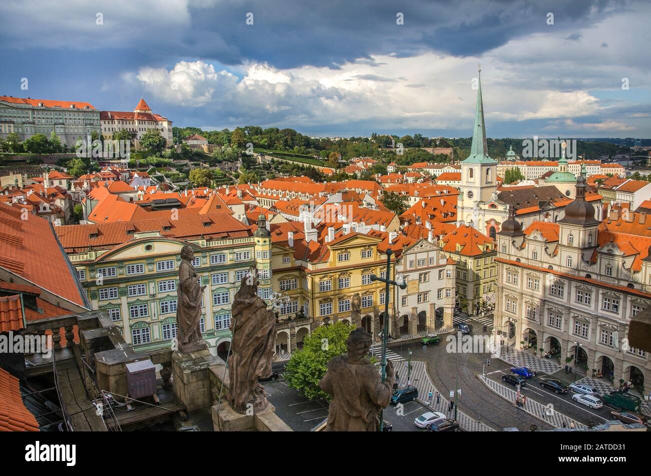Aerial view from prague nicholas hi-res stock photography and images ...