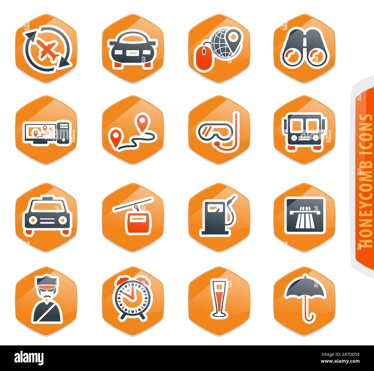 Travel icons set Stock Vector Image & Art - Alamy