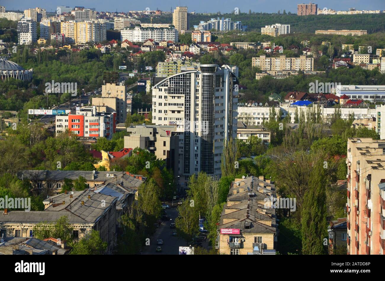 chisinau , Moldova - 17 of May 2016 - The city centre of capital city ...