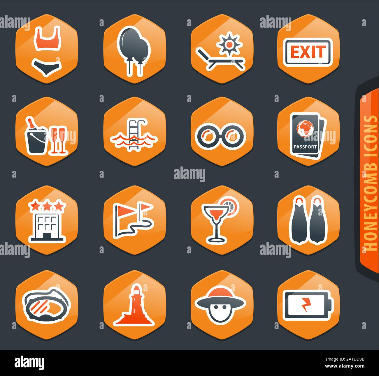 Travel icons set Stock Vector Image & Art - Alamy