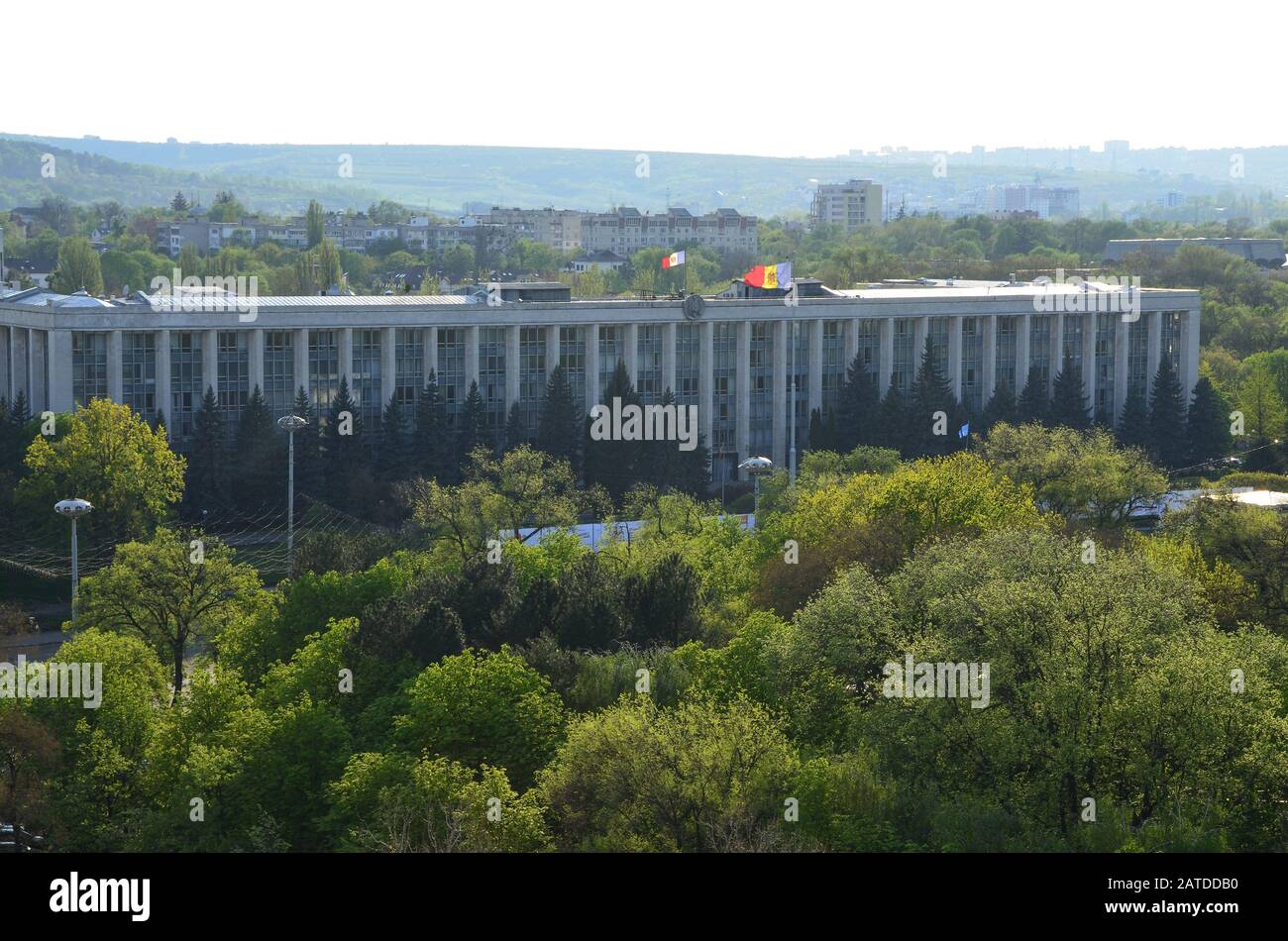 Parliament of the Republic of Moldova in Chisinau Stock Photo - Alamy