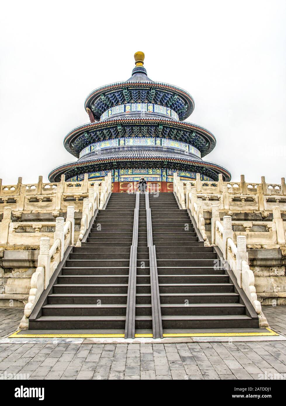 Yound Couple in front of the Temple of Heaven an imperial complex of ...